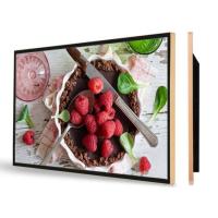 China 98 Inch Infrared Touch Screen LCD Digital Signage Wall Mount Support Split Screen for sale