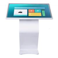 China 43'' Floor Stand LED LCD Capacitive Touchscreen PC Kiosk Interactive Selfie Service for sale