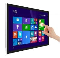 China Wall mounted 43 inch self-service information terminal touch screen monitor PC interactive kiosk with Android or Win10 OS for sale