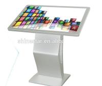 China 32 Inch mall supermarket display systems touch screen advertising kiosk terminal for sale