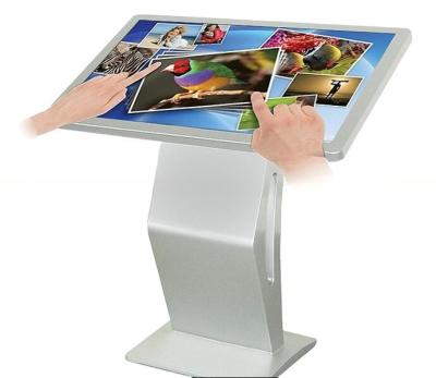 China 43 inch floor stand LED advertising information self-service terminal PC interactive kiosk for sale