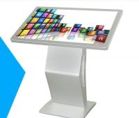 China floor stand 27 inch LED interactive AD information self-service terminal PC kiosk Win11/Android OS for sale
