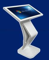 China floor stand 24 inch LED self-service terminal AD information checking interactive kiosk with mini PC for sale