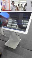 China floor stand 24 inch LED self-service terminal AD information checking interactive kiosk with mini PC for sale