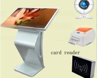 China floor stand 24 inch LED interactive self-service terminal advertising display kiosk with mini PC for sale