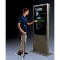 China 43 inch 4G wifi full hd shopping mall advertising digital display touch screen kiosk price for sale