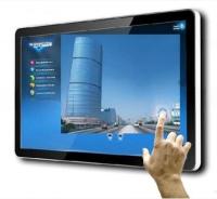 China slim bezel wall mount capacitive touch screen 43