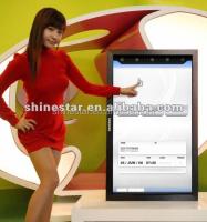 China slim bezel wall mount capacitive touch screen 43