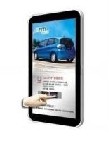 China wifi network 24 inch TFT LED LCD advertising touch screen kiosk android PC for sale