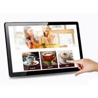 China wall mounted 24 inch wifi android interactive AD totem touch screen kiosk for sale
