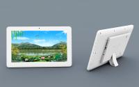 China wall mounted 24 inch wifi android interactive AD totem touch screen kiosk for sale