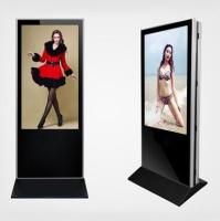 China 4G Network 43'' AD Kiosk Floor Standing LCD Advertising Display 1920x1080 / 3840x2160 for sale