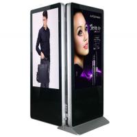 China 4G Network 43'' AD Kiosk Floor Standing LCD Advertising Display 1920x1080 / 3840x2160 for sale