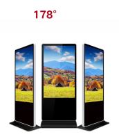 China 55 inch LCD standing poster kiosk wifi network totem video loop player display for sale