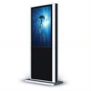 China 42 inch floor standing vertical LCD multimedia video TV totem signge AD display with WIFI network function for sale