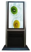 China 42 inch floor standing vertical LCD multimedia video TV totem signge AD display with WIFI network function for sale