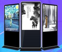 China 43 inch floor standing LED TV kiosk advertisement signage poster for sale