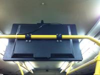 China 21.5 Inch Vehicle Bus LCD Monitor Advertising Video Display With Mounting Bracket 6V To 36V for sale
