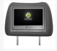 China 7 Inch Cab Taxi 4G Wifi LCD AD Display Headrest With Android OS And CMS for sale