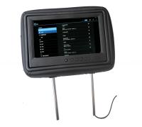 China 7 Inch Cab Taxi 4G Wifi LCD AD Display Headrest With Android OS And CMS for sale