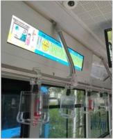 China Metal Shockproof Frame 25 Inch 25.4 Inch Bar LCD Screen Bus LCD Monitor for sale