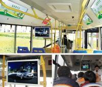 China 24 Inch LCD Bus Monitor With VGA HDMI AV Input Ports And Mounting Bracket for sale