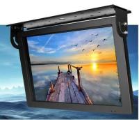 China Metal Housing 18.5 Inch Coach Metro Bus Monitor LCD Media Display With Wide Voltage DC 12V 24V for sale