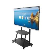 China Android OPS 86 Inch Smart Board Touch Screen Whiteboard With Microphone Webcam for sale