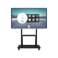 China Android OPS 86 Inch Smart Board Touch Screen Whiteboard With Microphone Webcam for sale