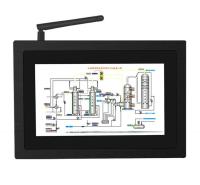 China 12 Inch Industrial All In One Touch Screen Computer Sheet Metal Frame High Brightness for sale