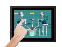 China 3mm Bezel Aluminum Frame 15 Inch Linux Panel PC Android For Industrial Site Control for sale