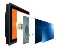 China 3mm Bezel Aluminum Frame 15 Inch Linux Panel PC Android For Industrial Site Control for sale