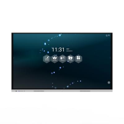 China Android  Windows10 OS 4K UHD 65 Inch Wall LCD Interactive Touch Screen for sale