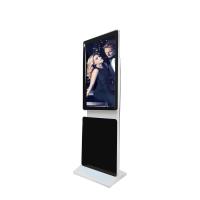 China Rotatable 32 Inch Floor Standing LCD Advertising Display With Split Display Function for sale
