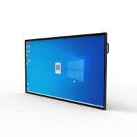 China UHD 4K 75 Inch Infrared Touch Screen LCD LED Wall Mounted Advertising Display for sale