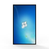 China High Brightness 86 Inch Infrared Touch Screen Wall Mounted Advertising Display for sale