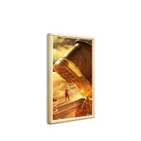 China 49 Inch Wood  Frame WIFI Network Android LCD LED Signage Display Advertising Monitor for sale