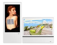 China Super Slim High Brightness 27 Inch Wall Mounted LCD LED TFT Display for sale