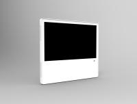 China Super Slim 15.6 Inch Wall Mounted Advertising Display With Split Display Funtion for sale