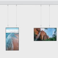 China 65 Inch Sunlight Readable High Brightness LCD Advertising Digital Signage Facing Window for sale