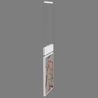 China 49 Inch High Brightness Dual Sided Hanging Display: Easy Ceiling Mount Installation for sale