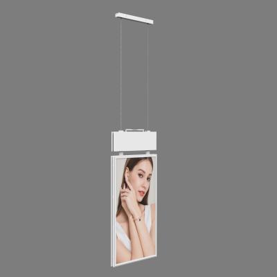 China 55 Inch Dual Sided Hanging Advertising Display: Ultra-Bright And Network Enabled for sale