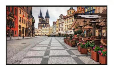 China High Brightness 27 Inch Ultra Thin Narrow Bezel Wall Mounted LCD Advertising Display for sale