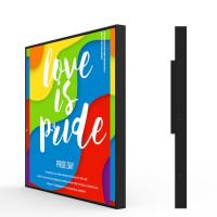 China 27.8 Inch Wall Mounted Square Advertising Display Durable Aluminum Frame And Wide Viewing Angle for sale