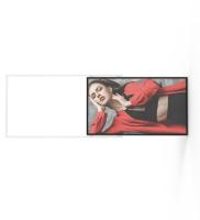 China 43 Inch Dual Sided Hanging LCD Advertising Display Ultra Bright Network Connected for sale