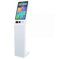 China 21.5 Inch Vertical Self Service Terminal Capacitive Touch Query All-In-One Machine for sale