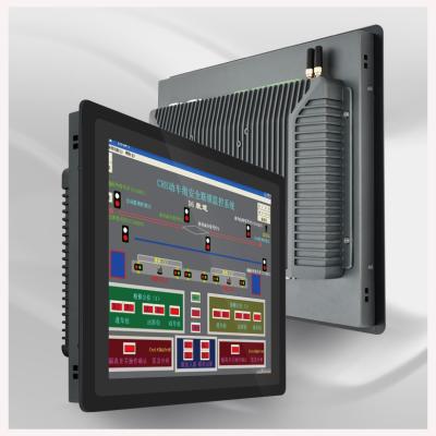 China Fanless 27 Inch IP65 Waterproof Touch Screen Industrial Panel PC With Fully Sealed for sale