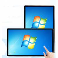 China Wall Mounted 21.5 Inch Industrial Touch Screen Monitor With HDMI VGA DVI USB Ports for sale