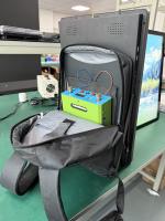China 23.8 Inch Backpack High Brightness Advertising LCD Display WIFI Network Android Display for sale