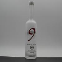 China Collar Material Glass Custom Printing Frosted Spirit Ciroc Vodka Bottles 700ml 750ml for sale